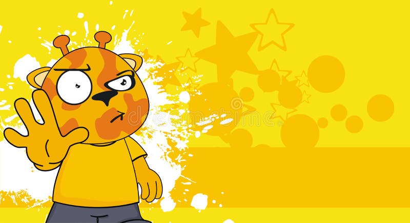 Angry Giraffe Cartoon Stock Illustrations – 276 Angry Giraffe Cartoon ...