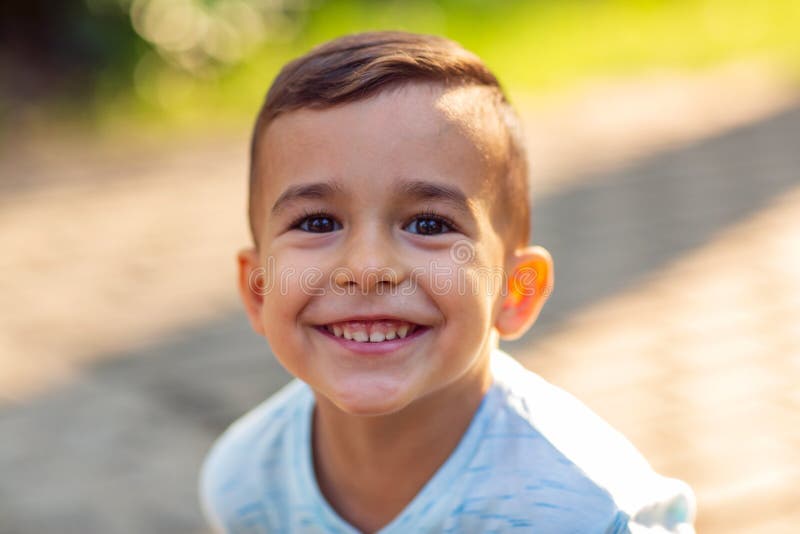 Funny Kid. Handsome Little Boy Stock Image - Image of kids, handsome ...