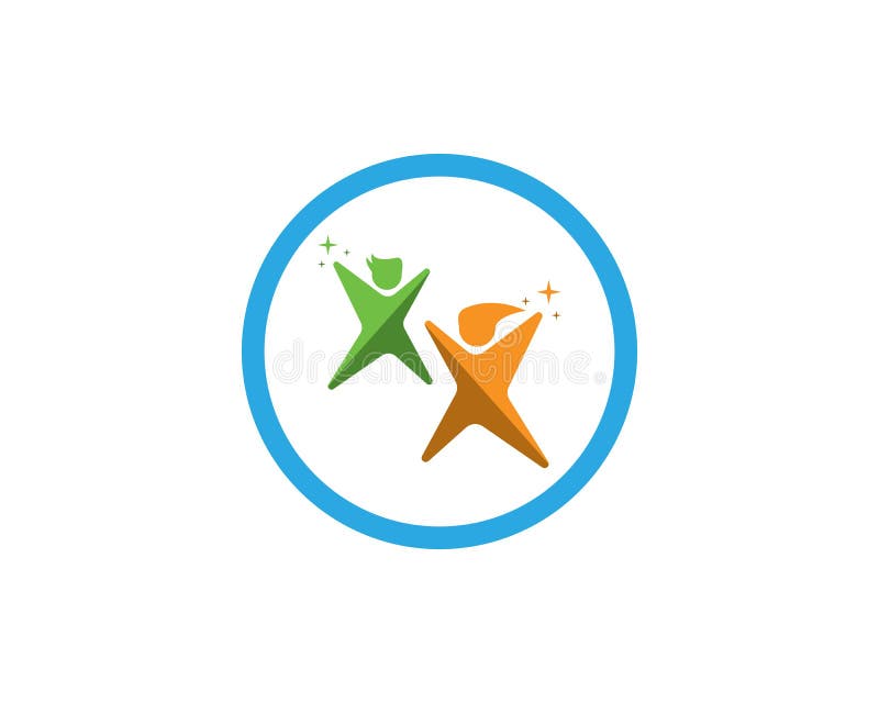 Funny Kid Logo Design Template Stock Vector - Illustration of arts ...