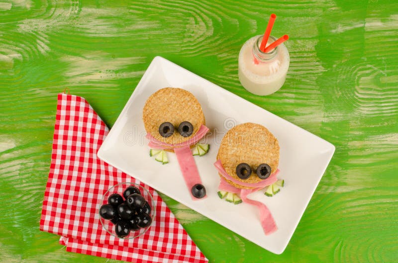 Funny kid snack stock photo. Image of nutrition, dish - 42632548