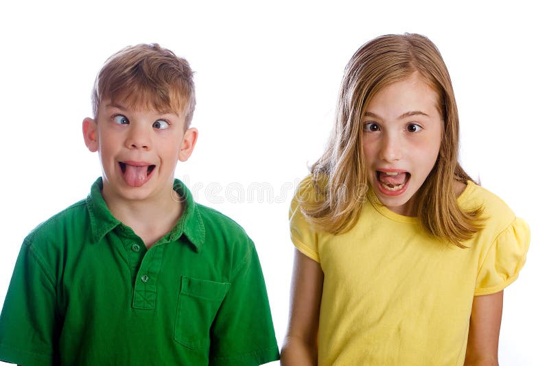 Funny faces stock image. Image of happy, white, childhood - 30586505