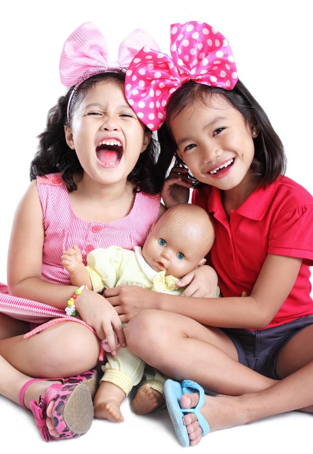 Funny Kids stock photo. Image of happy, portrait, playing - 27692918