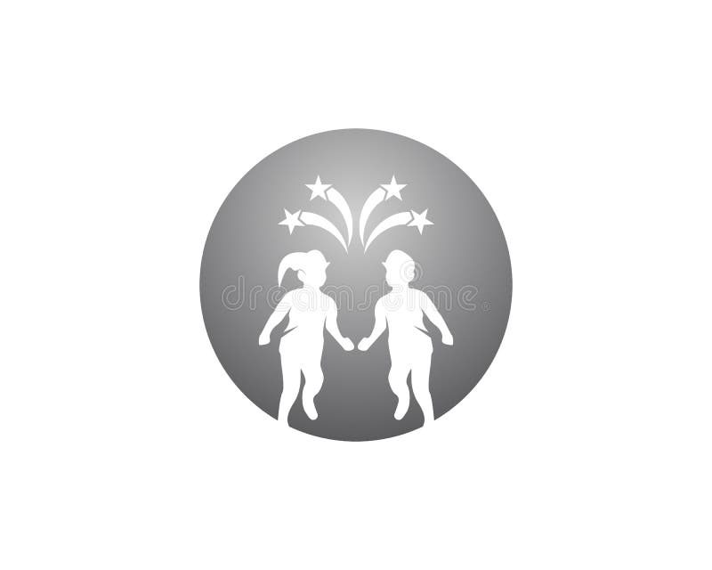 Funny Kid Logo Design Template Stock Vector - Illustration of butterfly ... Funny Kid Logo Design Template Stock Vector - Illustration of butterfly ...