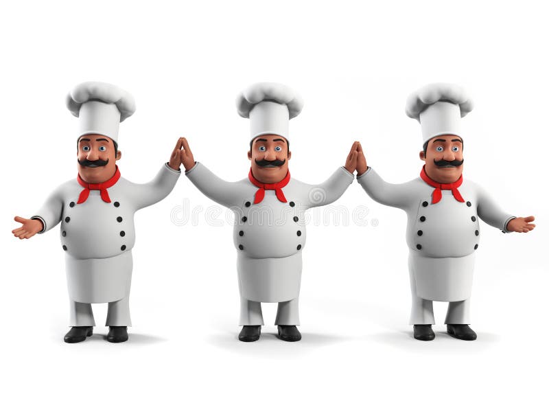 Funny kitchen chef stock illustration. Illustration of moustache - 25482392