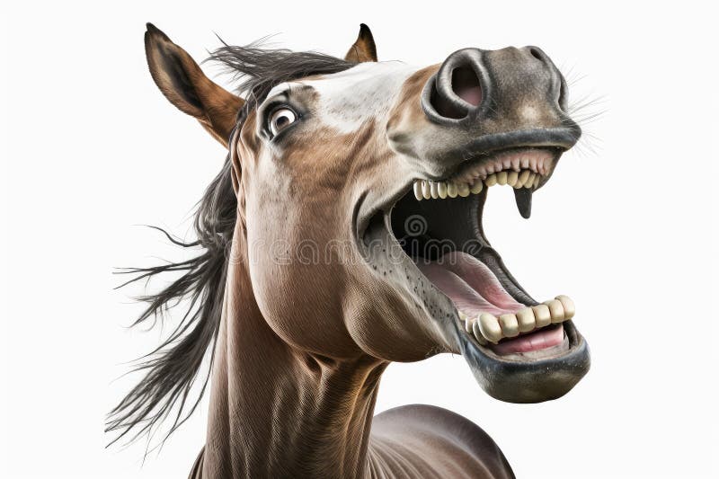 Laughing Horse Stock Illustrations – 353 Laughing Horse Stock ...
