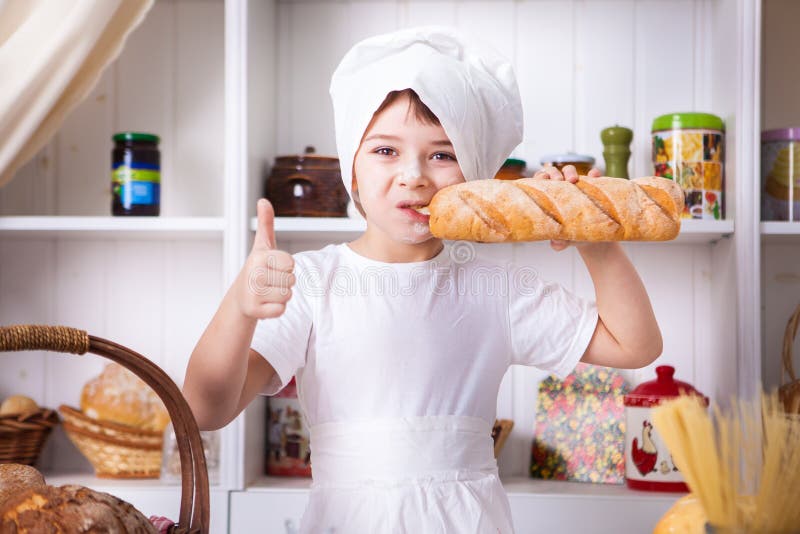 Funny little cook stock image. Image of baker, baking - 87275225