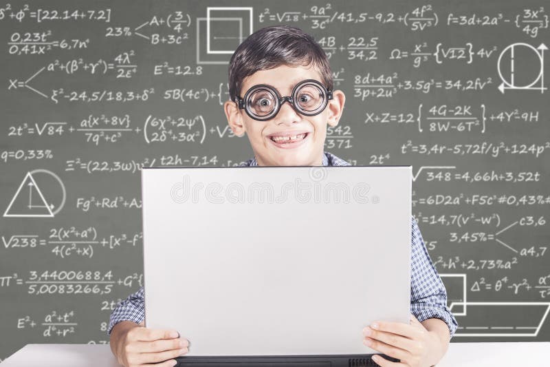 Funny little geek stock photo. Image of face, making - 107484328