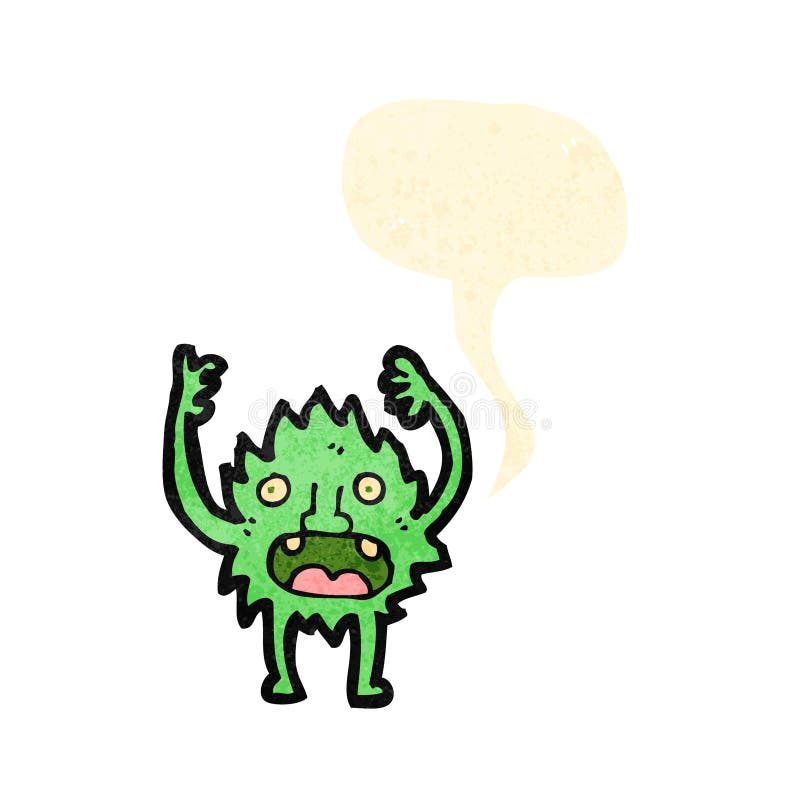 Funny little imp cartoon stock vector. Illustration of artwork - 37570401