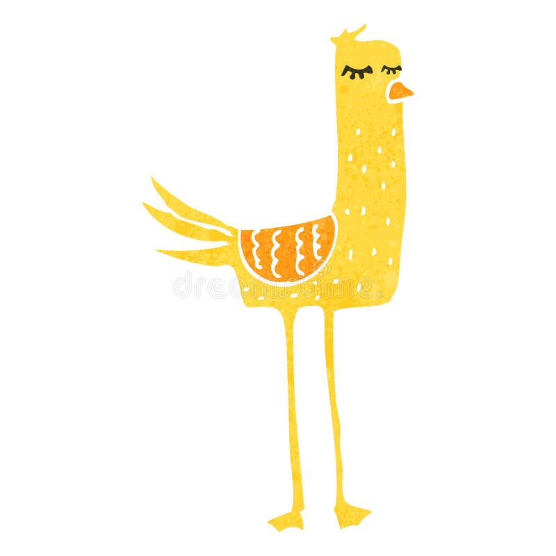 Cartoon Funny Bird Long Legs Stock Illustrations – 149 Cartoon Funny ...