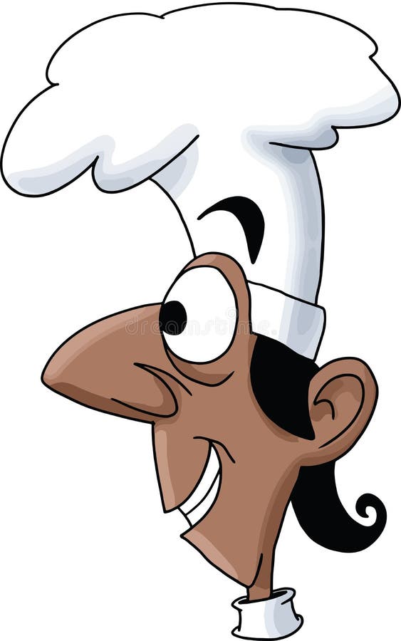 Funny looking Cartoon Chef stock vector. Illustration of graphic ...