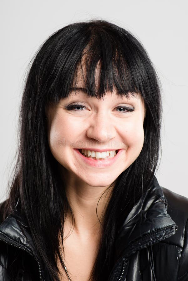 Portrait Real People High Definition Grey Background Stock Image ...