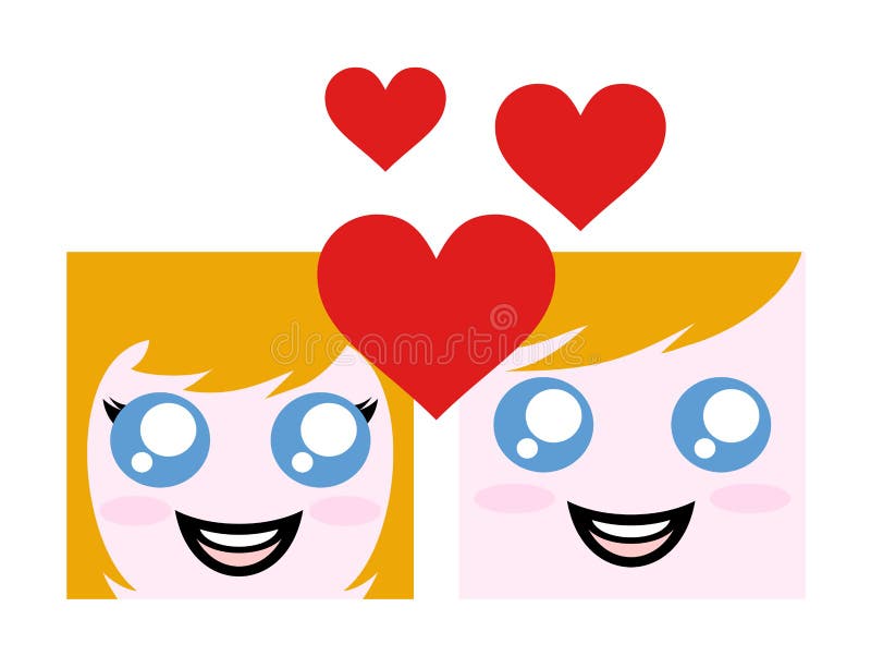 Funny love icon stock vector. Illustration of greeting - 89785359
