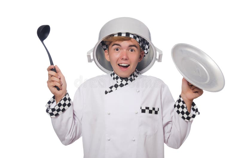 Funny male cook stock photo. Image of happy, cheerful - 50714782