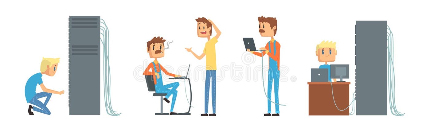 Sysadmin Character Stock Illustrations – 387 Sysadmin Character Stock ...