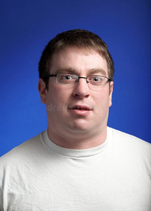 Funny Man stock image. Image of blue, caucasian, isolated - 7853075