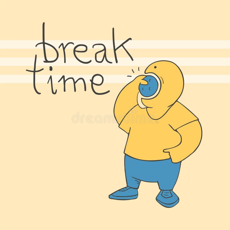 Funny Break Time Stock Illustrations – 1,238 Funny Break Time Stock ...