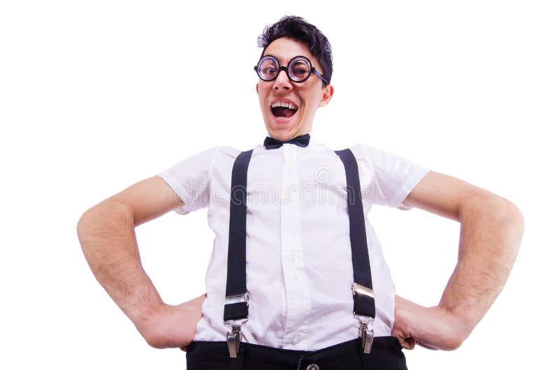 Funny man stock photo. Image of funny, identity, isolated - 40288404