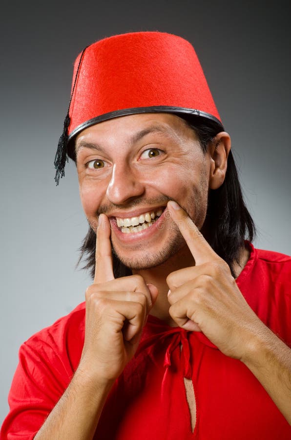 221 Funny Man Red Dress Wearing Fez Hat Stock Photos - Free & Royalty ...