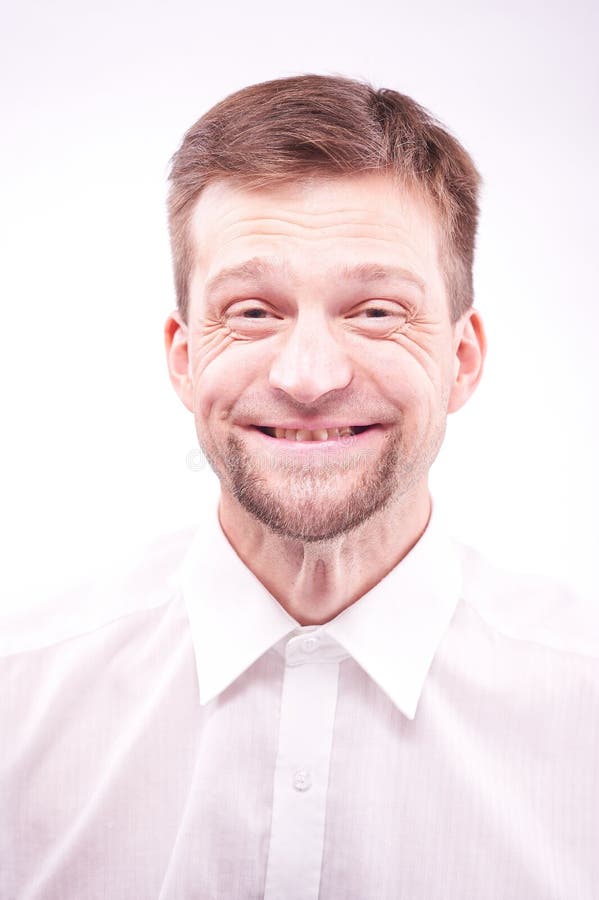 Funny man smiling stock image. Image of humorous, handsome - 43058923
