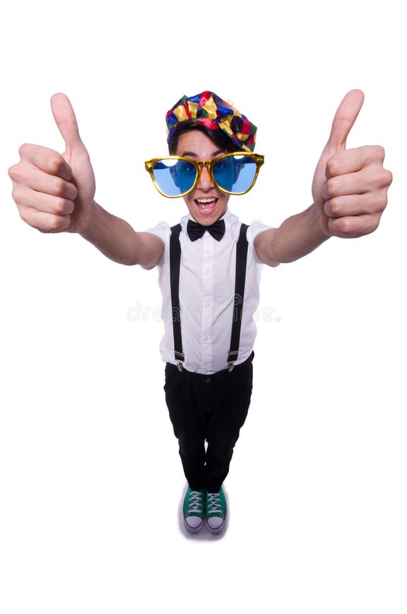 Funny man stock image. Image of humorous, funny, glasses - 40288513