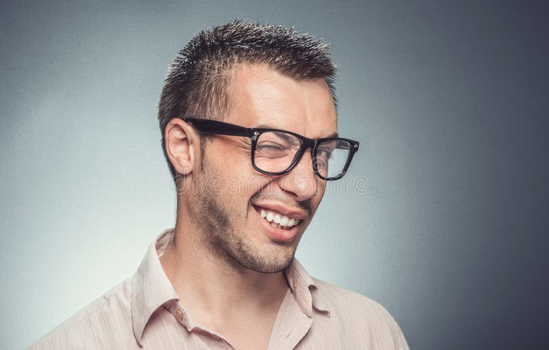 3,929 Funny Man Winking Stock Photos - Free & Royalty-Free Stock Photos ...