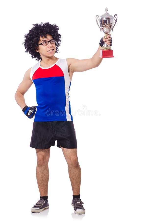 Nerd Winning Trophy Stock Photos - Free & Royalty-Free Stock Photos ...