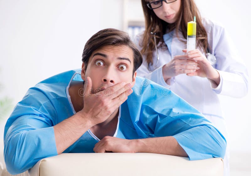 Funny Ouch Getting A Shot