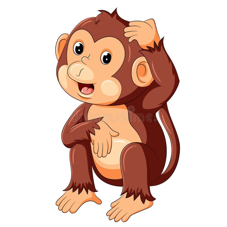 Thinking Monkey Stock Illustrations – 1,231 Thinking Monkey Stock ...