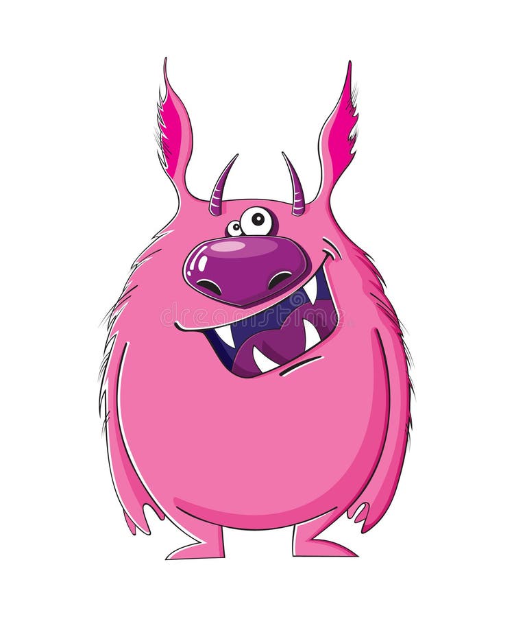 Funny Monsters Cartoons Character Stock Vector - Illustration of goofy ...