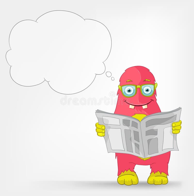 Funny Monster. Stop. stock illustration. Illustration of stop - 27954247