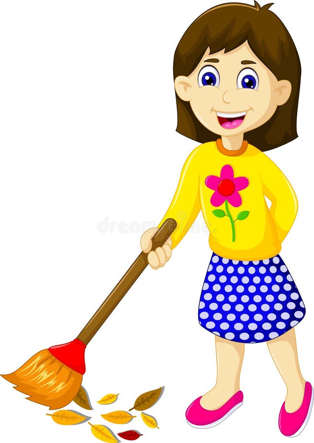 Cartoon Sweeping Floor Stock Illustrations – 3,208 Cartoon Sweeping ...