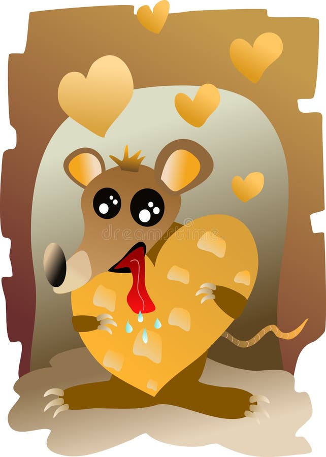 Love and cheese stock illustration. Illustration of grey - 50372035