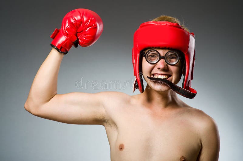 Funny nerd boxer stock photo. Image of funny, anger, angry - 46629890