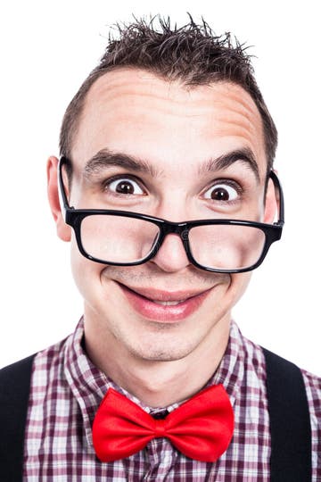 Funny nerd face stock photo. Image of humorous, oddball - 31113206