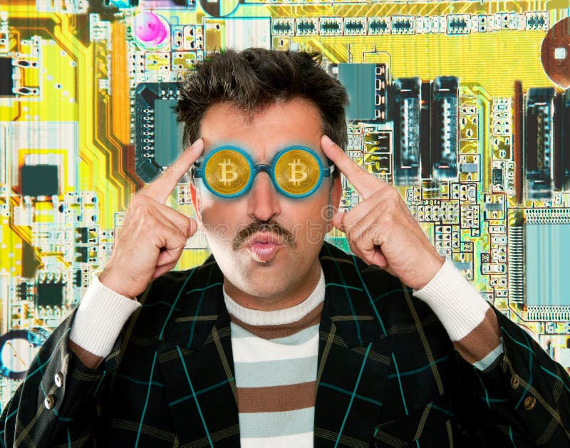 The Nerd Hacker with Computer Keyboard on White Stock Photo - Image of ...