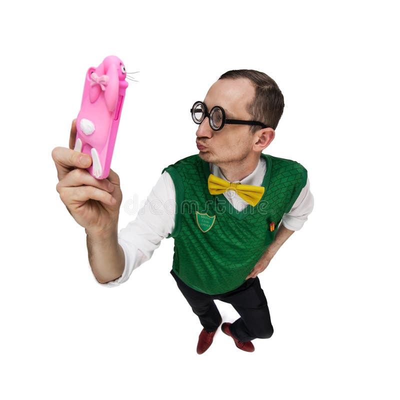 Funny retro sports nerd stock image. Image of goofy, bodybuilder - 32784109