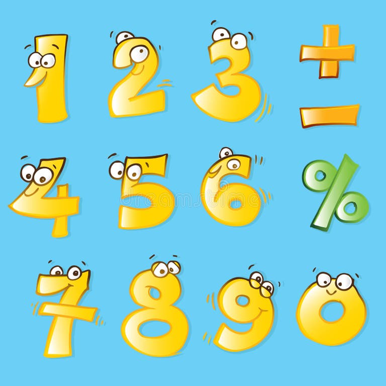 Funny Numbers Stock Illustrations – 13,894 Funny Numbers Stock ...