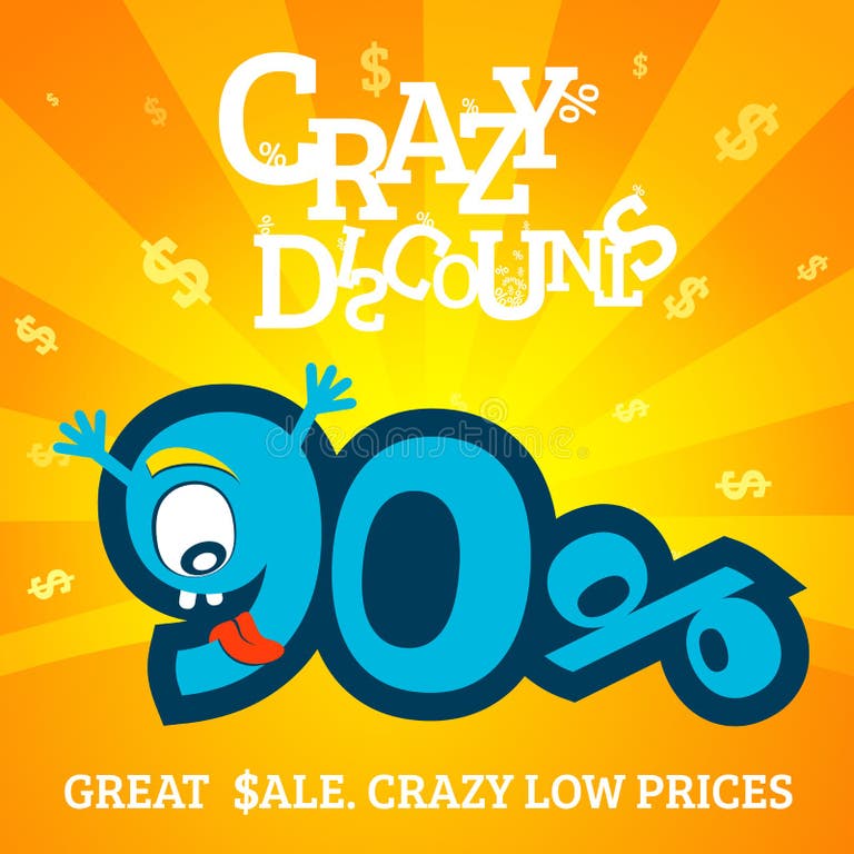 Crazy Numbers Stock Illustrations – 417 Crazy Numbers Stock ...