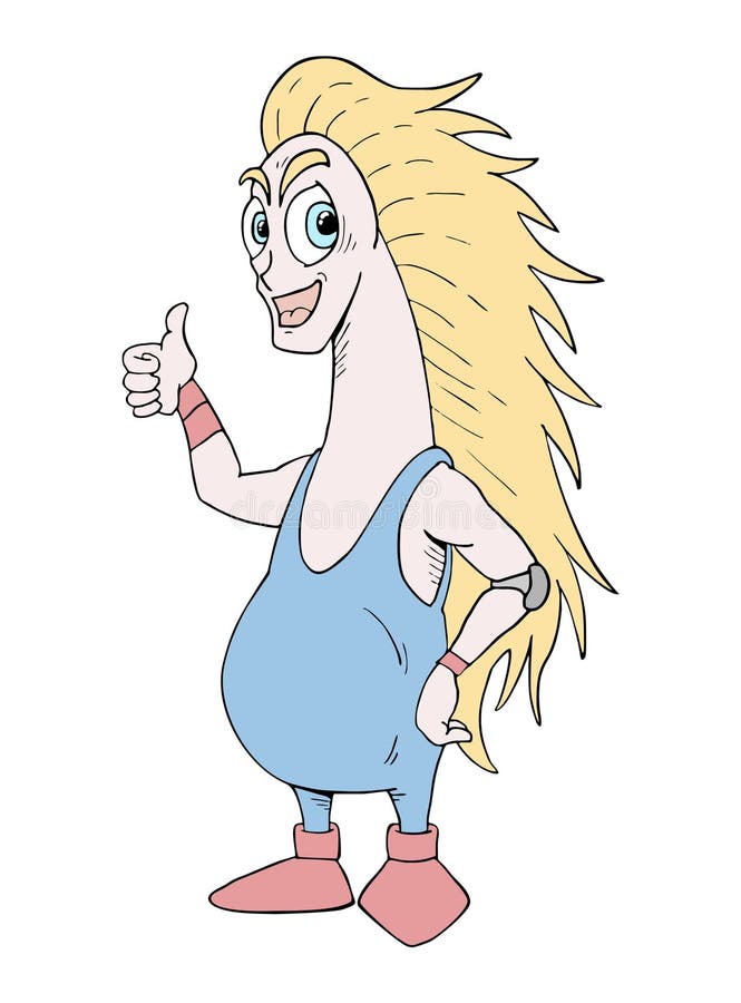 Funny original character stock vector. Illustration of joke - 284095506