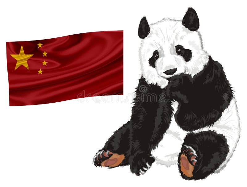 China Flag Panda Stock Illustrations – 498 China Flag Panda Stock ...