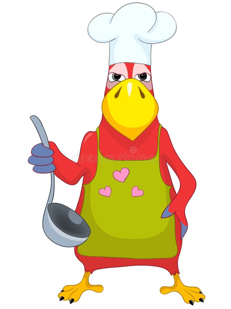 Cartoon Chef Parrot Stock Illustrations – 119 Cartoon Chef Parrot Stock ...