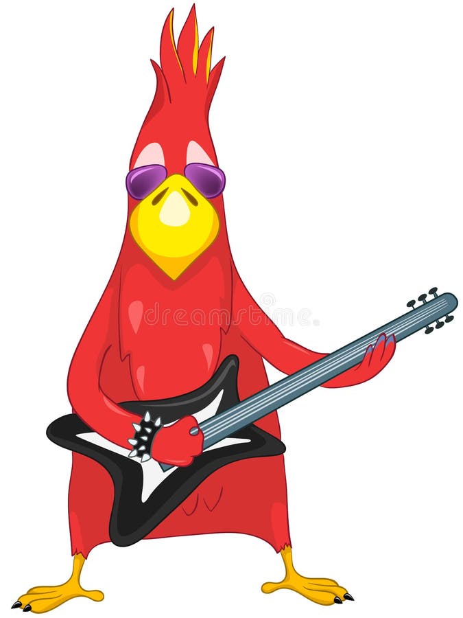 Cartoon Heavy Metal Rock Music Band Stock Vector - Illustration of ...