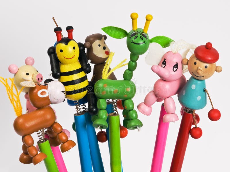 Funny pencils stock photo. Image of office, kids, forget - 34986