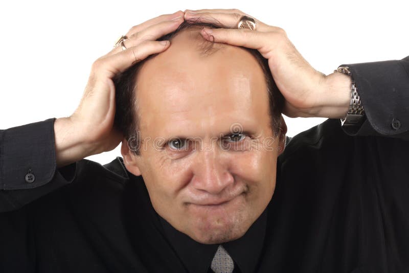 A funny person stock image. Image of expression, balding - 6217033