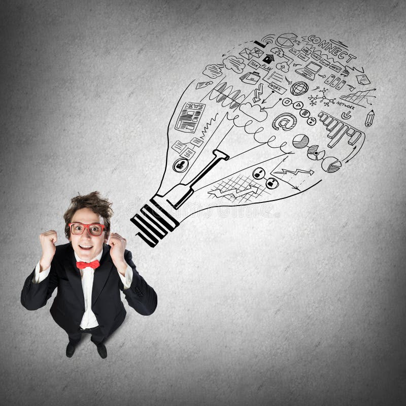 Funny perspective man stock image. Image of portrait - 102584549