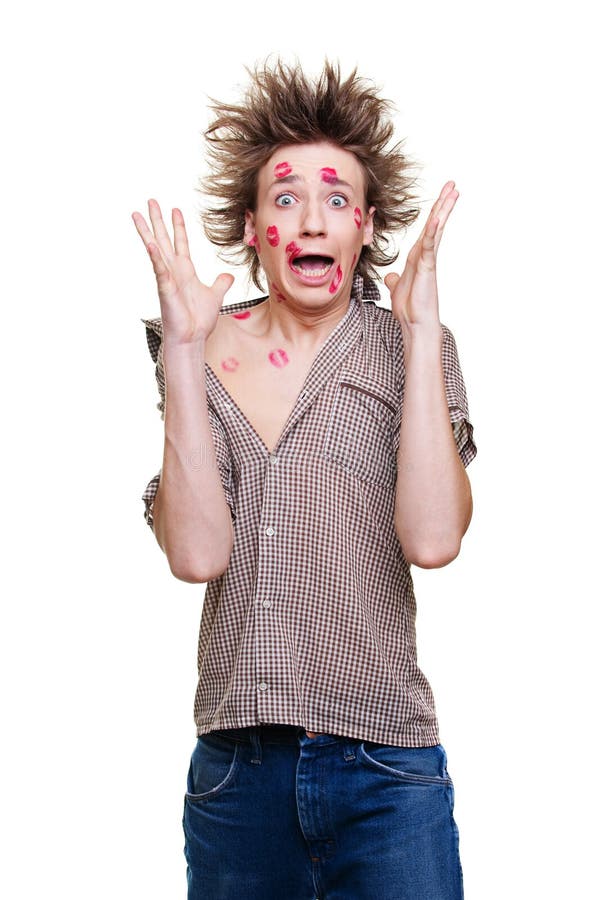 Funny picture of guy stock image. Image of amusing, startled - 13341945