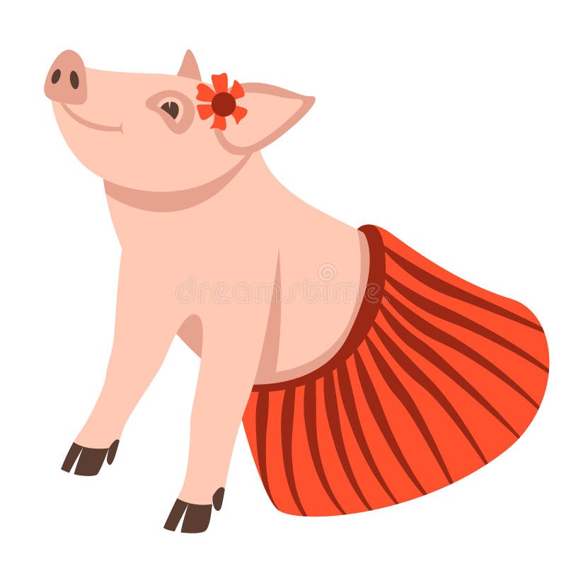 Pig Face Side Stock Illustrations – 200 Pig Face Side Stock ...