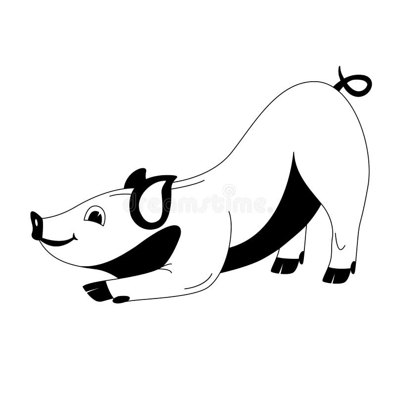 Pig Face Side Stock Illustrations – 200 Pig Face Side Stock ...