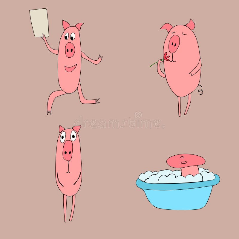 Pinky Pigs Stock Illustrations – 1 Pinky Pigs Stock Illustrations ...