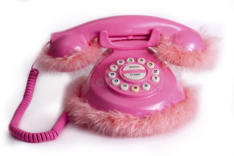 Pink phone with a bear. stock photo. Image of keypad, accessory - 2439106